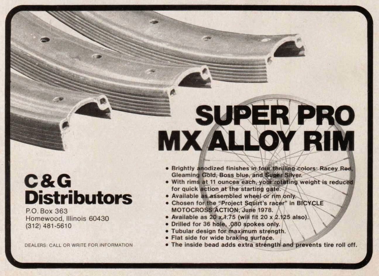 C&G Super-Pro MX Rim