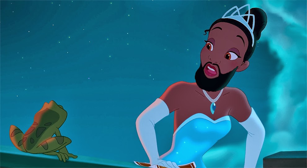 astelvio: Your Favorite Disney Princesses...With Beards!
