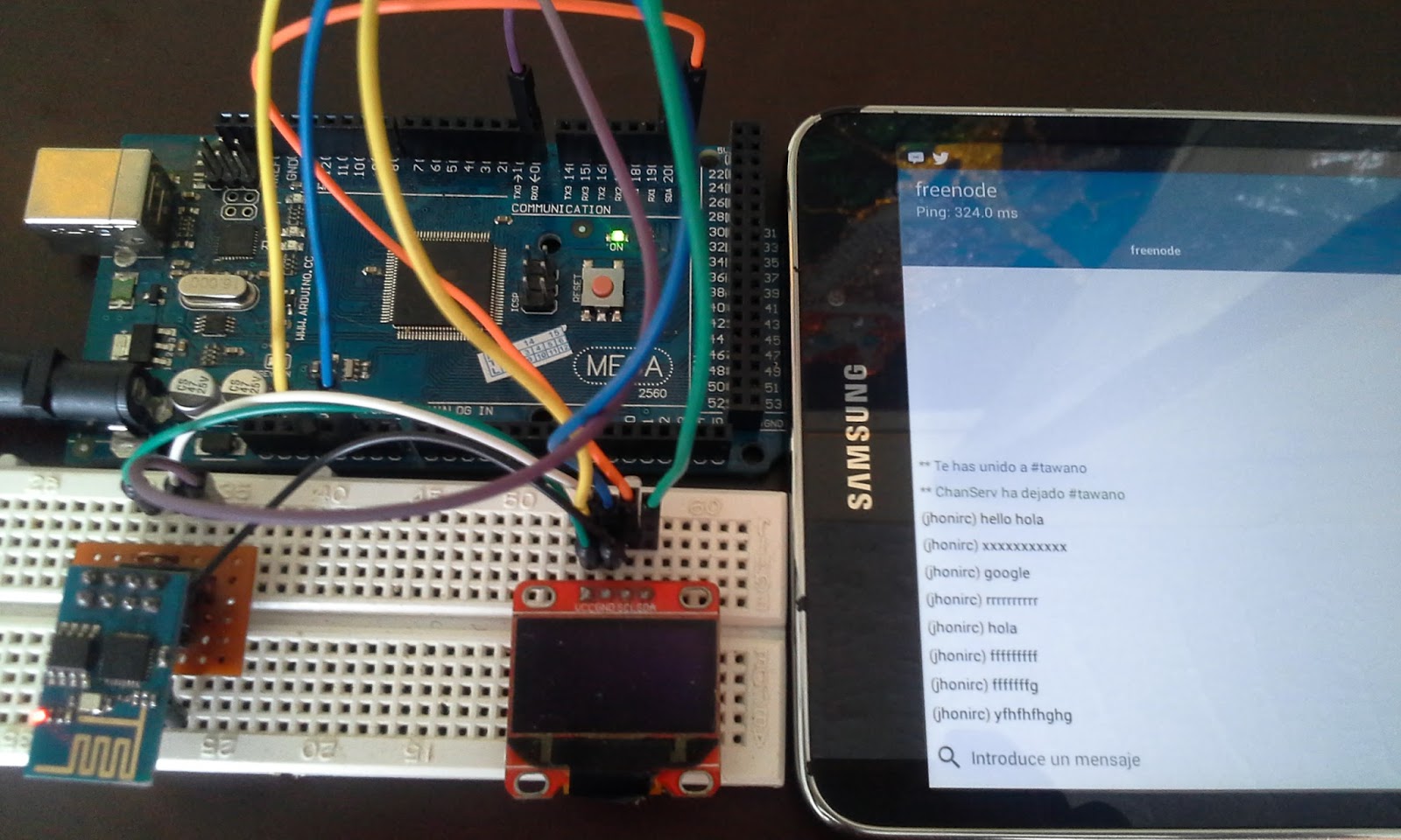 Esp8266 Arduino Oled Client Irc Chat Control Part 1 Pdacontrol