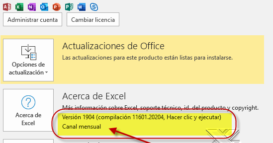 Historial de actualizaciones de Office | EXCEL FORO: Un blog de Excel
