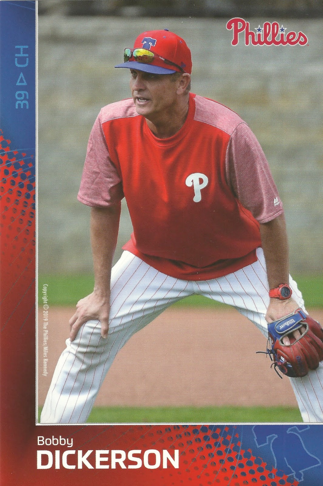 The Phillies Room: 2019 Chachi #29 Phillies Coaches - Bobby Dickerson