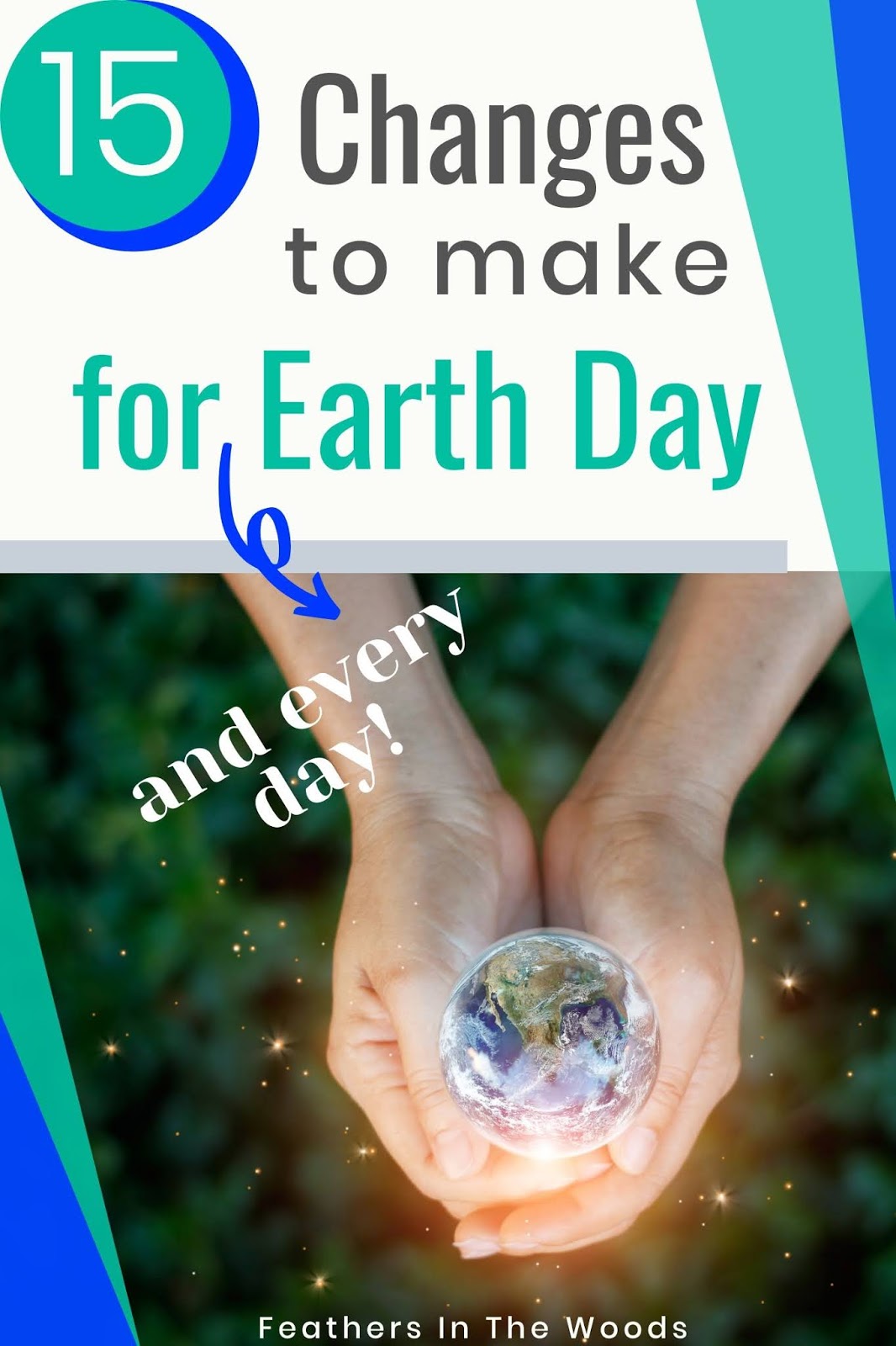 15 Changes to make for Earth day! - Feathers in the woods