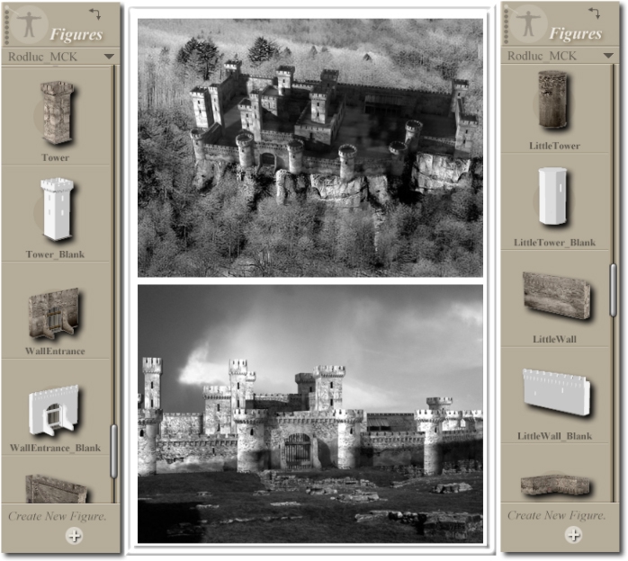 The Art of Luca Rodolfi - Reloaded: 3D model : Medieval castle evolution