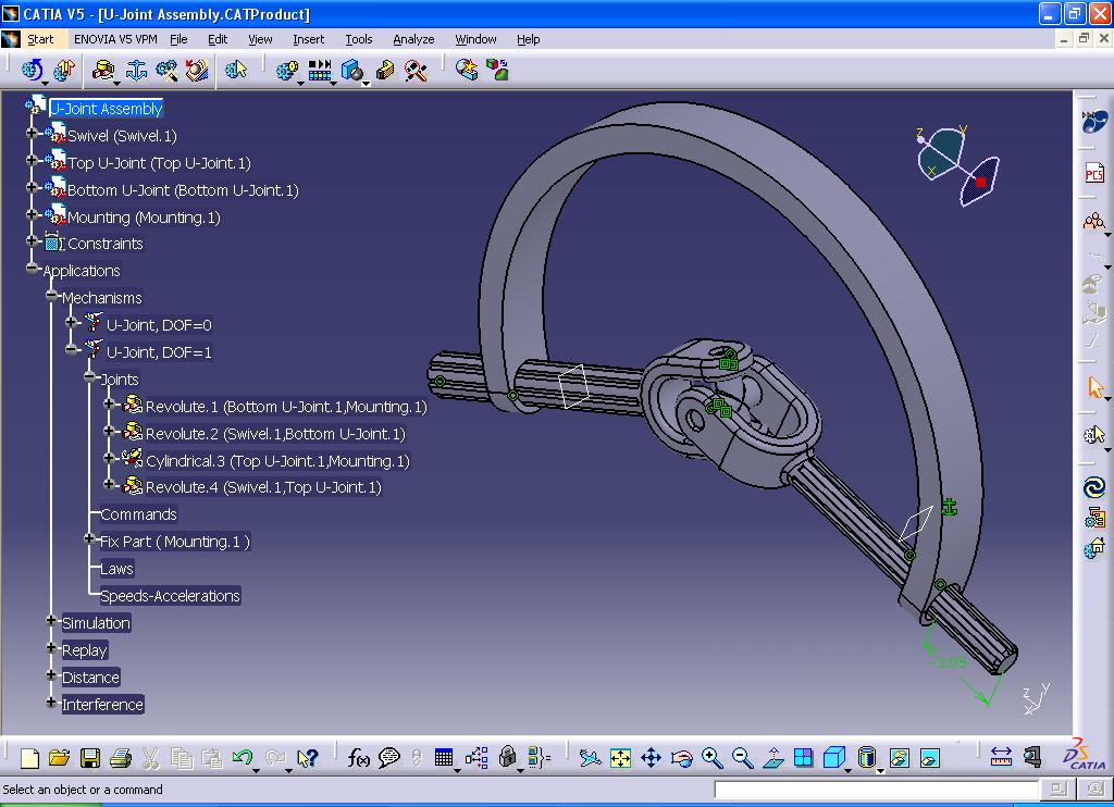 Product Design Engineering: DMU Kinematics in CATIA