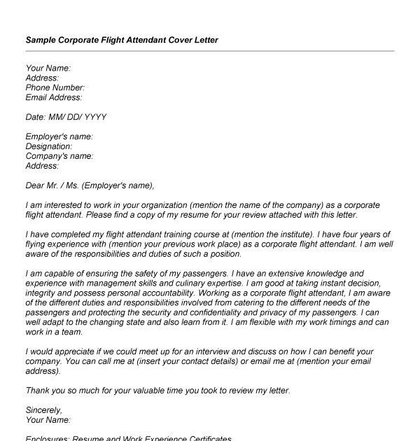 Emirates Flight Attendant Cover Letter - Cover Letter