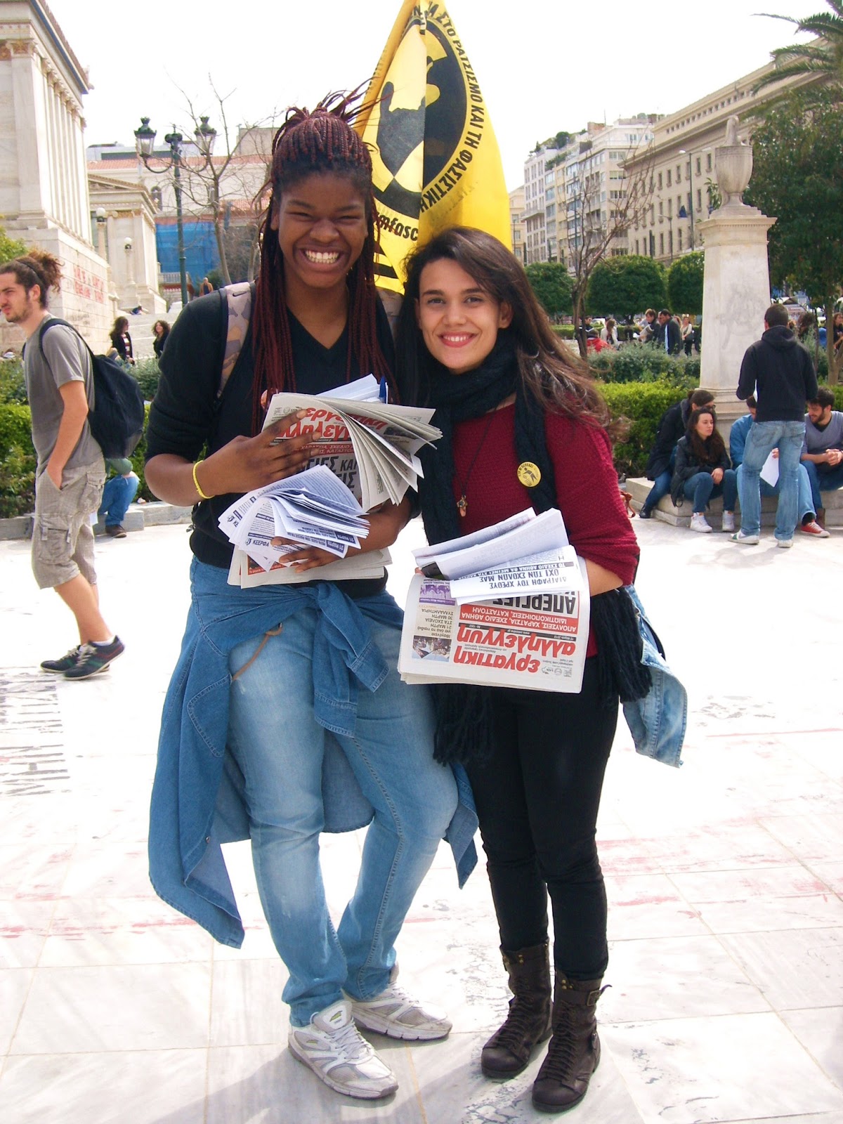 The Athenian: Students protest against the "Athena" project