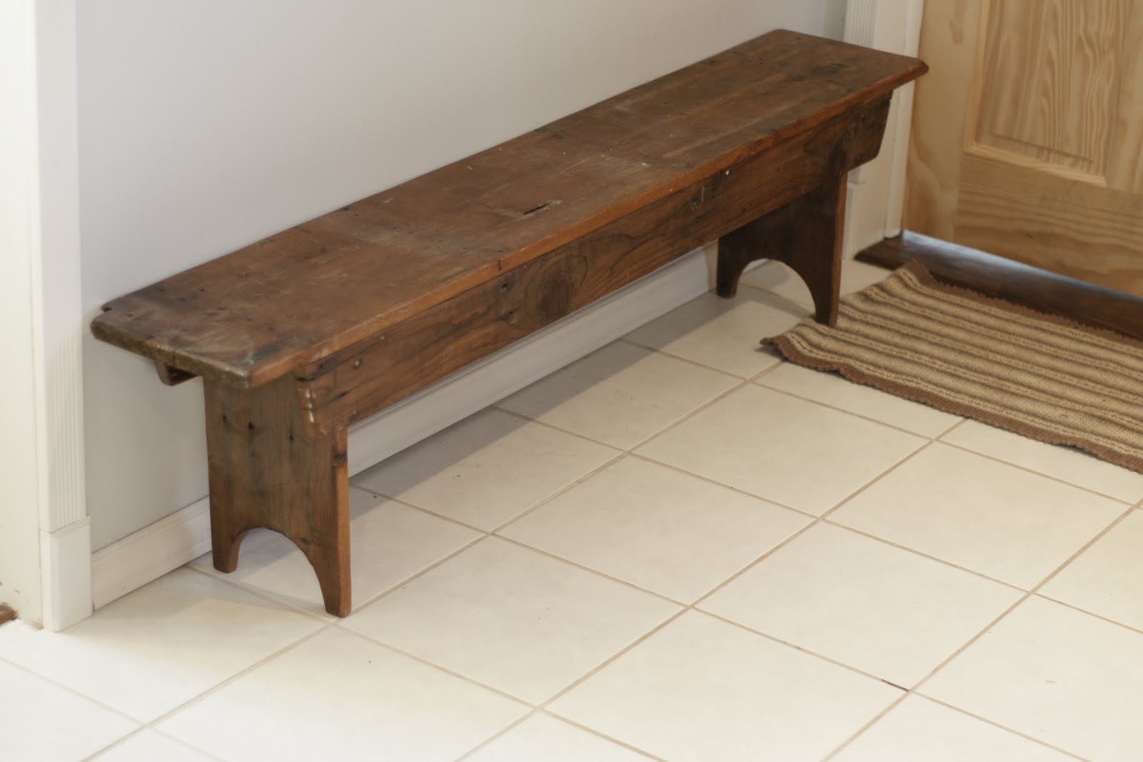 Life with 5 Monsters!: Century old barn board bench