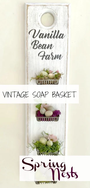 Repurposed Rusty Vintage Spring Nests