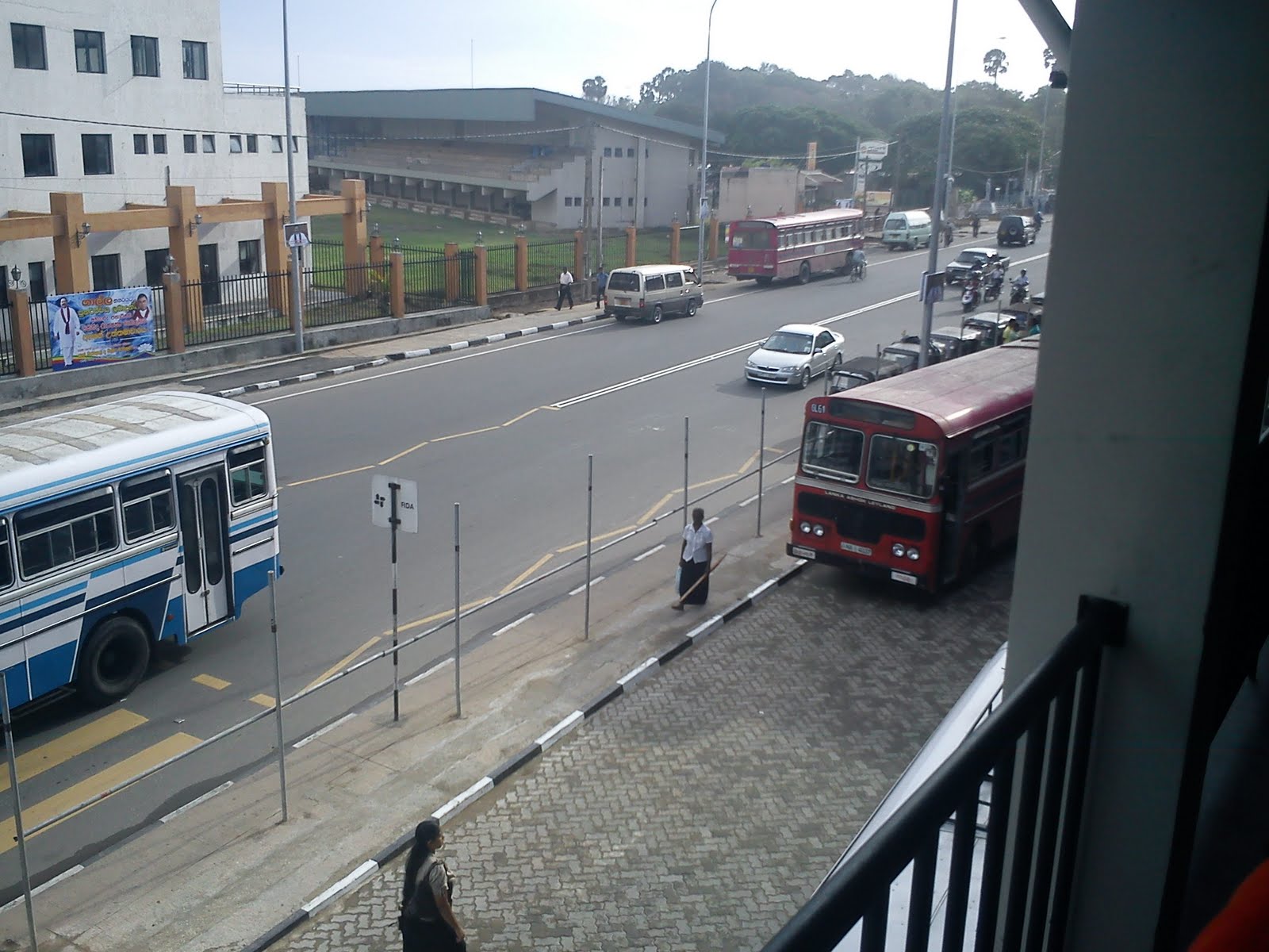 Modern bus stand for Galle