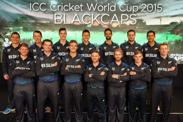 New Zealand 15 Men squad ICC Cricket World cup 2015 - Cricket World cup ...