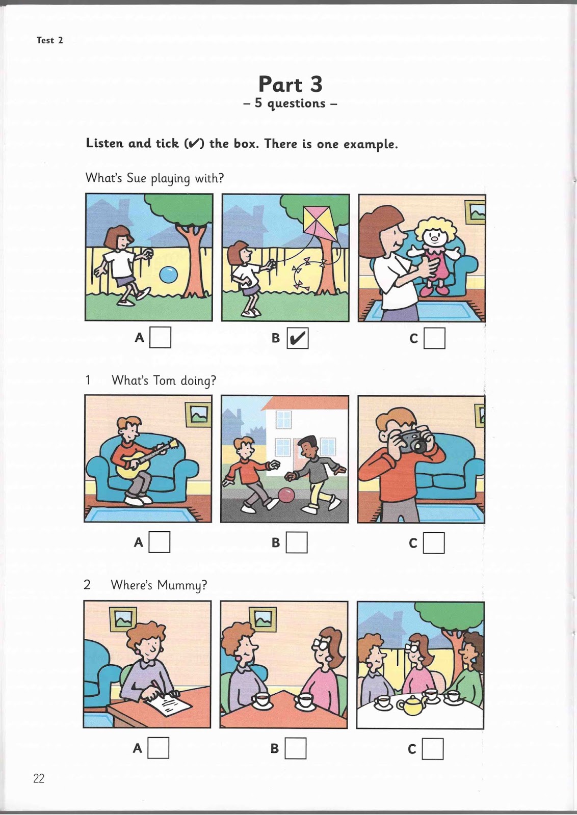 English Cambridge Tests - Starters 01 - Let Your Hair Down!