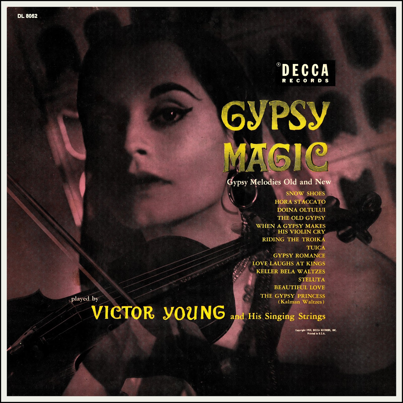 The Vinyl Cloak: Victor Young and His Singing Strings Gypsy Magic [1953]