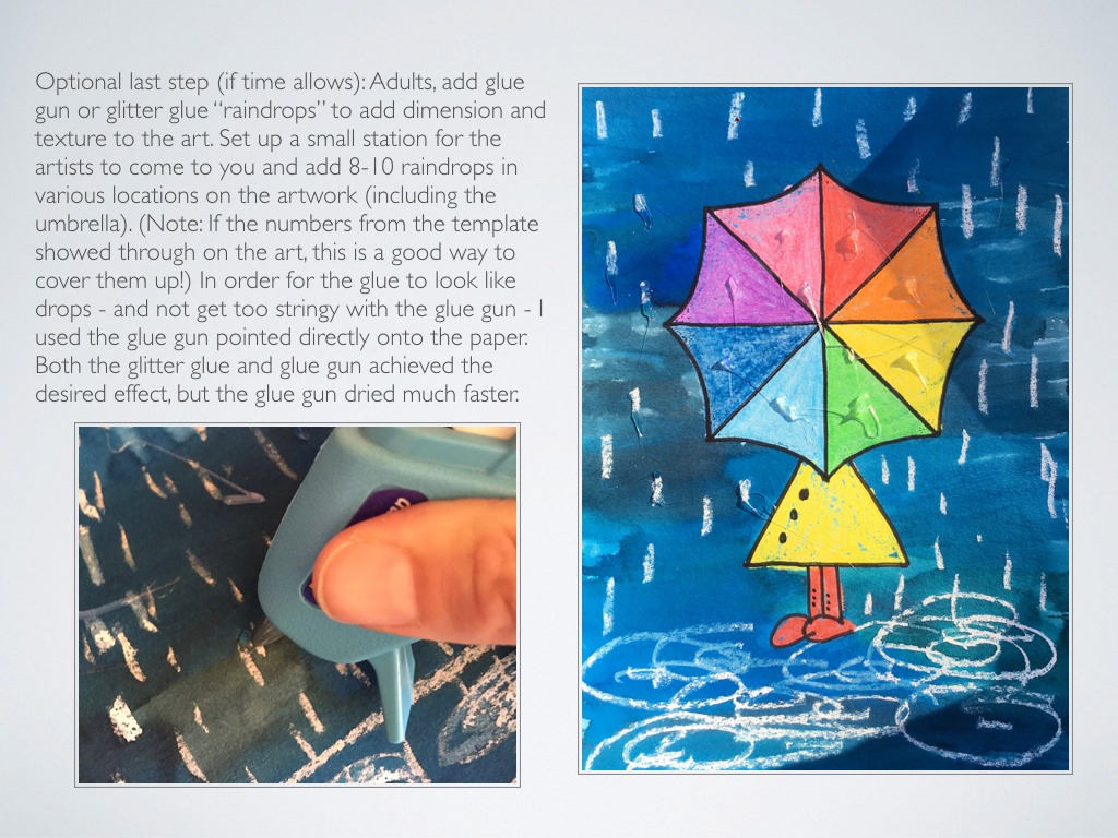 Art-A-Baloo Crew: Color Wheel Umbrellas: A Lesson in Color and Texture