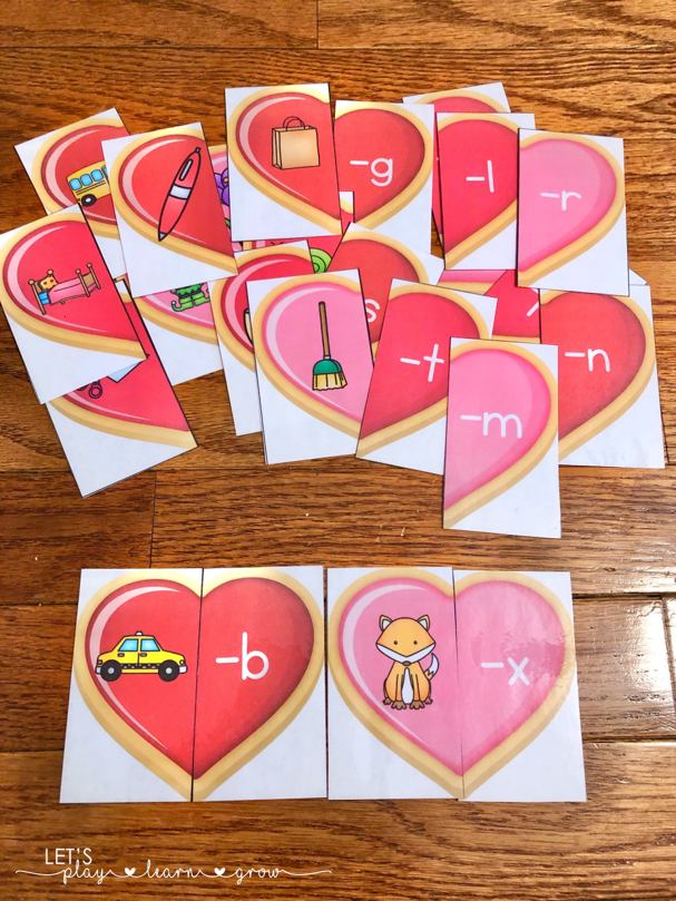 Valentine's Day Free Printables | Lets Play.Learn.Grow