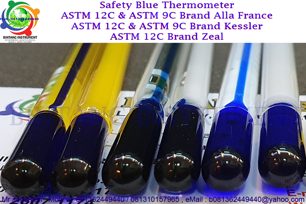 .: 081362449440 Jual Thermometer ASTM 12C Safety Blue Alla France ...