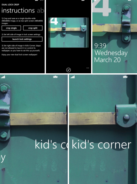 Dual Lock Crop para Windows Phone 8 - Windows Club