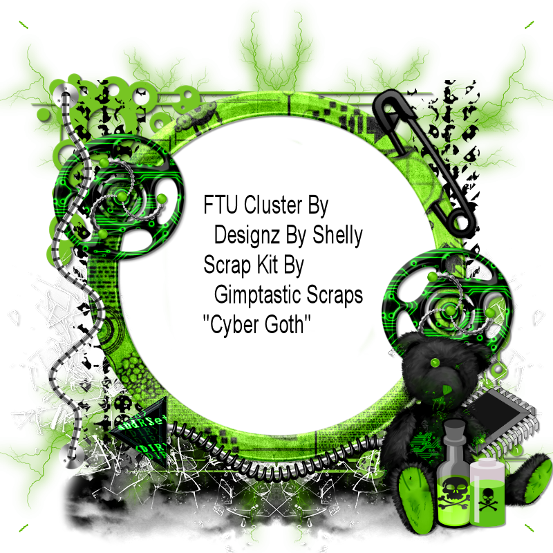 Designz By Shelly: CT Tags For Gimptastic Scraps"Cyber Goth" with ...