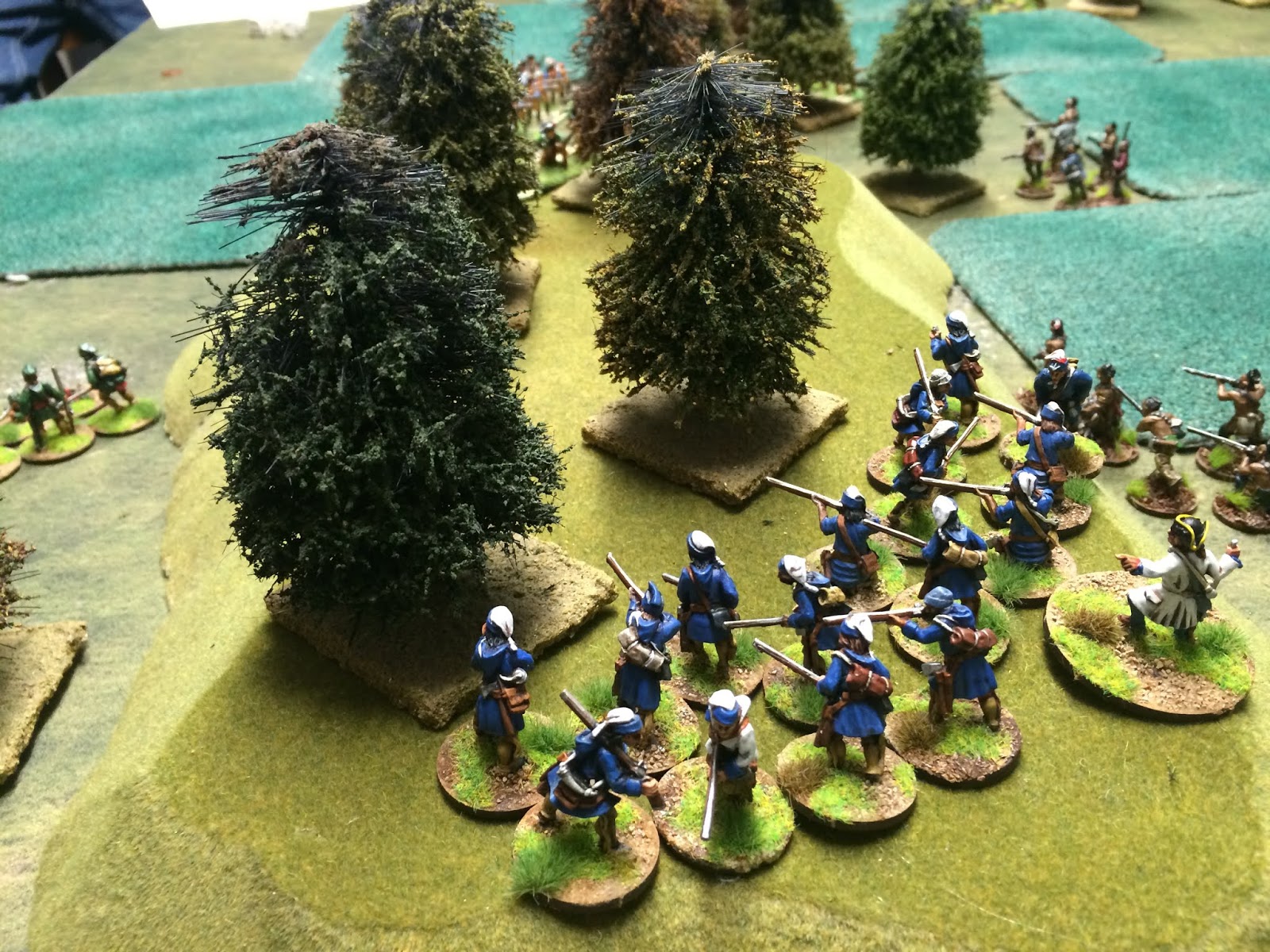 Cirencester wargames: Siege of Fort Willam Henry - week 1