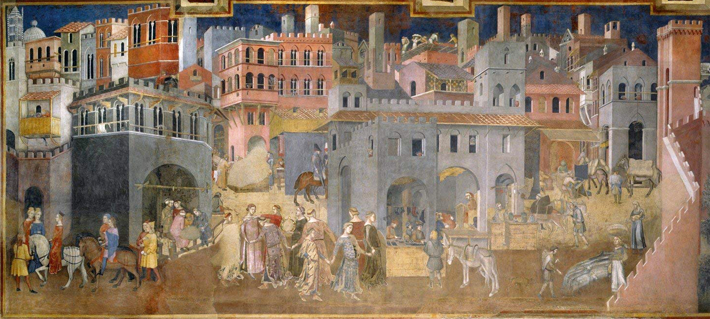 La ciudad visitada: La ciudad pintada en el Trecento y el Cuattrocento