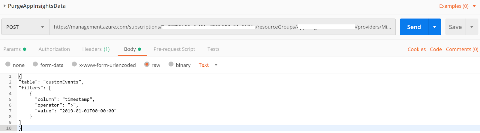 Sanganak Authority: How to delete or purge Azure Application Insights data