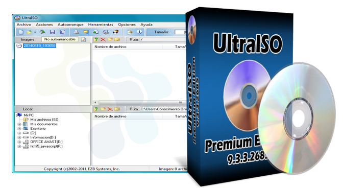 UltraISO Premium Edition v9 ( Cree y Edite Archivos ISO) | Tecnico Pro