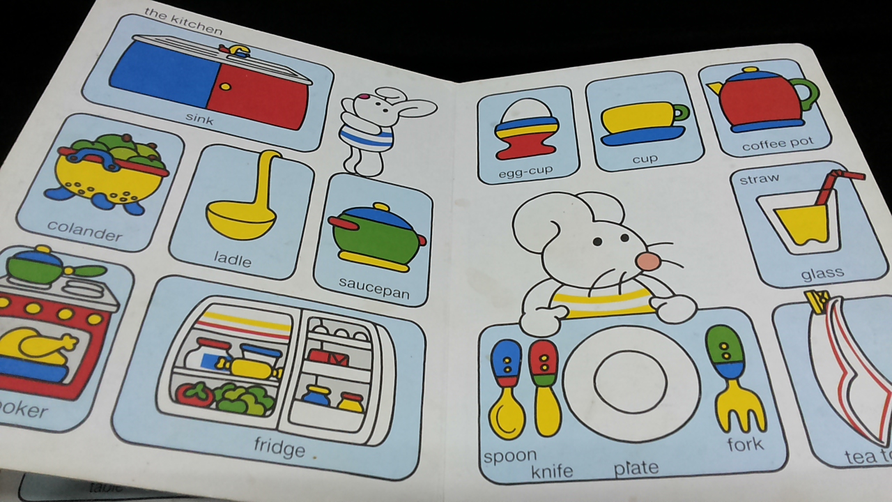 Kid Books Blog: 668.First abc / First dictionary / At Home baby's first ...