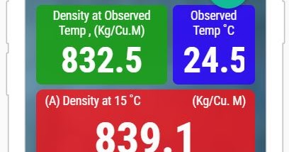 An App for Petroleum products Density conversion to 15 C from observed ...