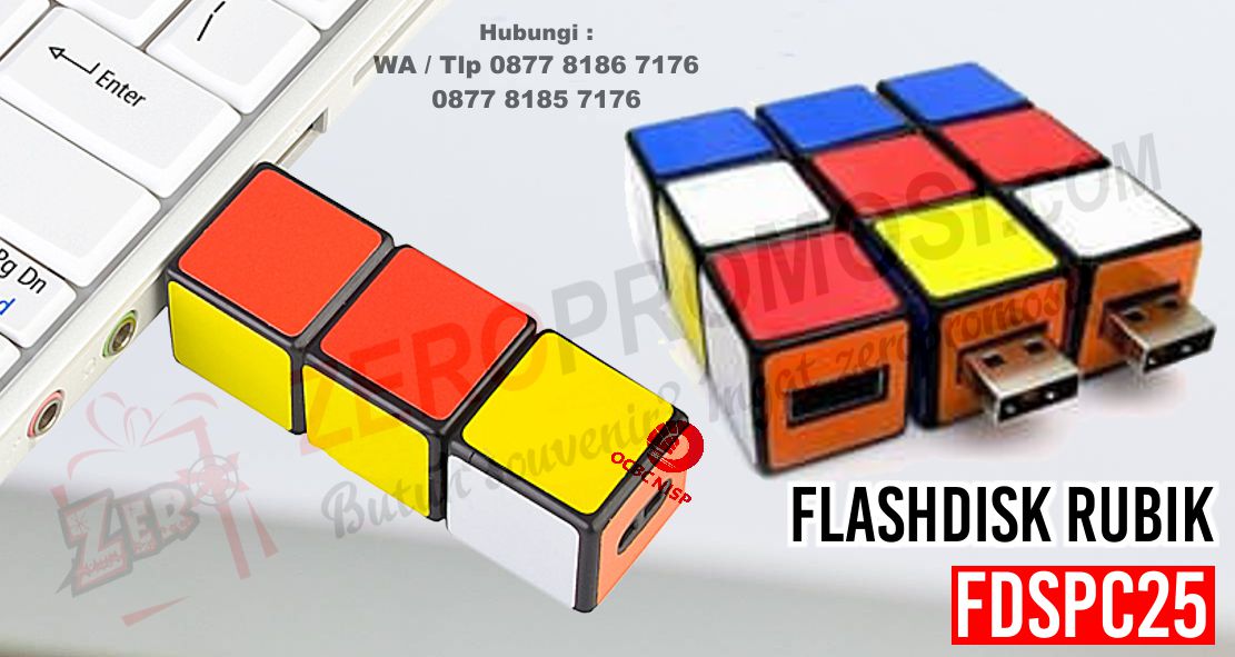 Jual Flashdisk Rubik - FDSPC25 | zeropromosi | souvenir barang promosi ...