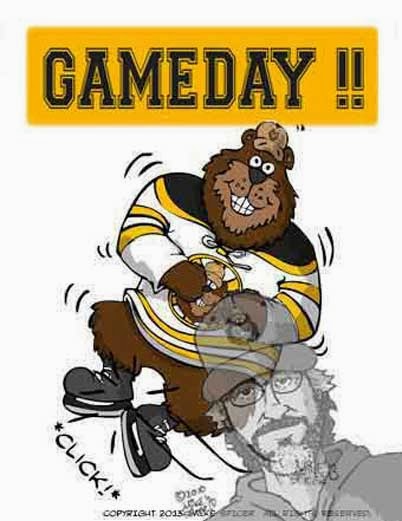 Mike Spicer Cartoonist / Caricaturist.: Bruins vs. Kings