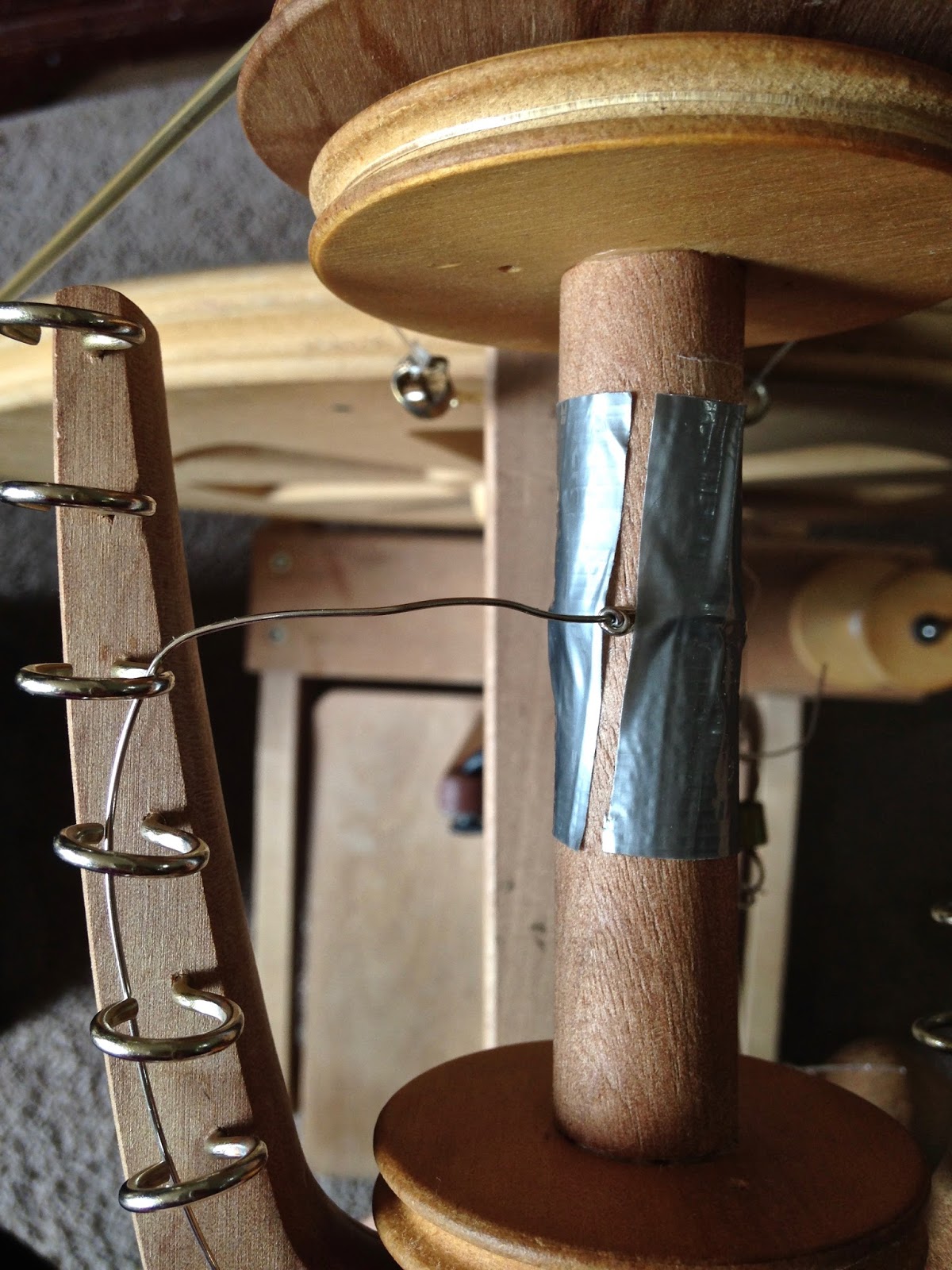 Rachel's Cozy Knits & Designs: Core Spinning Over Wire