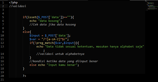 Membatasi Input Form Hanya Alphabet Memakai Php - KOMP