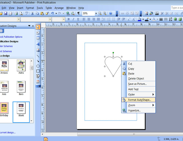 Make Patterned Papers with Shapes and Clipart in Publisher