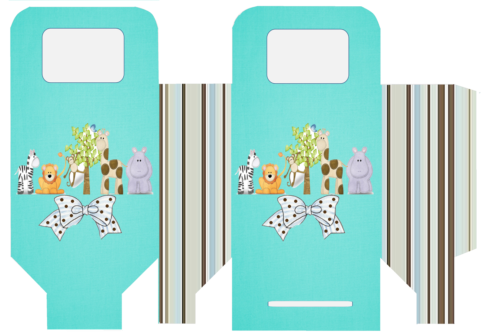 Animals: Free Printable Boxes. - Oh My Baby!