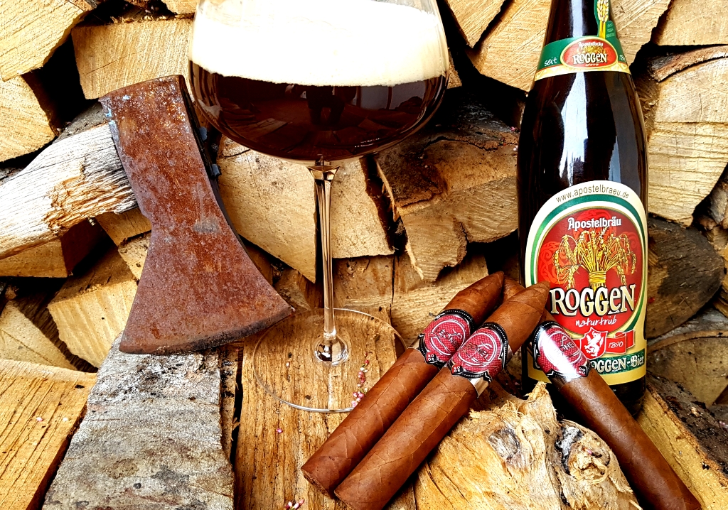 Cigarand(Craft)Beer: Apostelbräu „Roggen“ and Leonel „Terre Rouge“