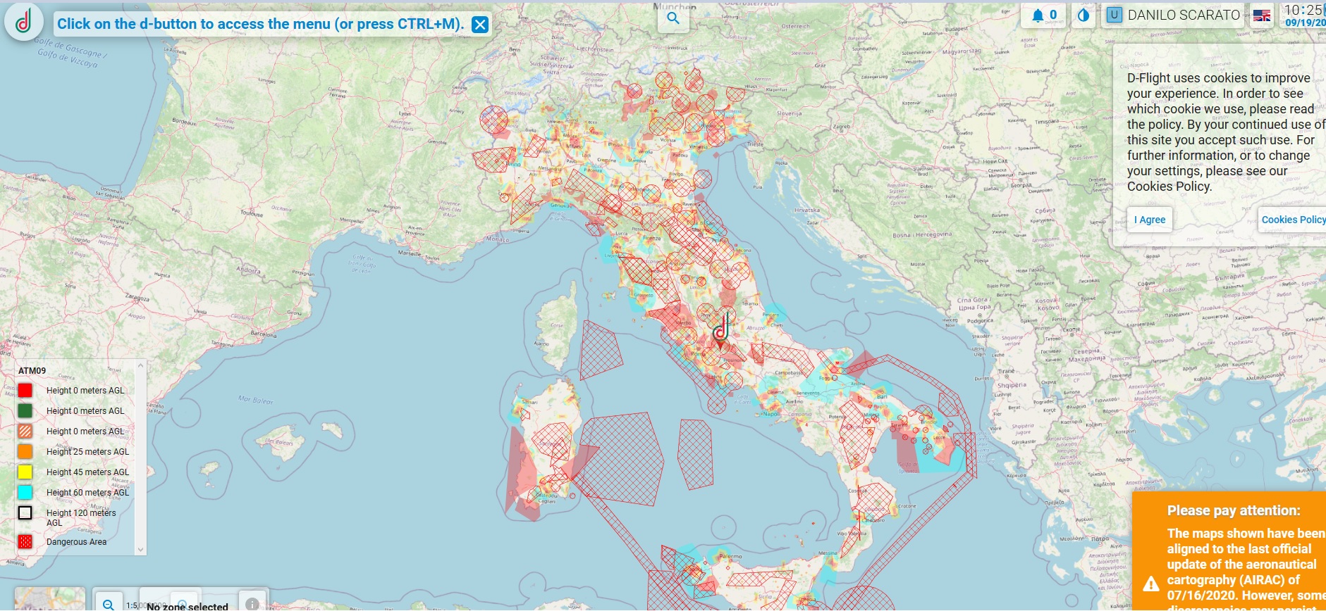 D-FLIGHT, nuove mappe e layer aggiornati per gli utenti PRO dei droni ...