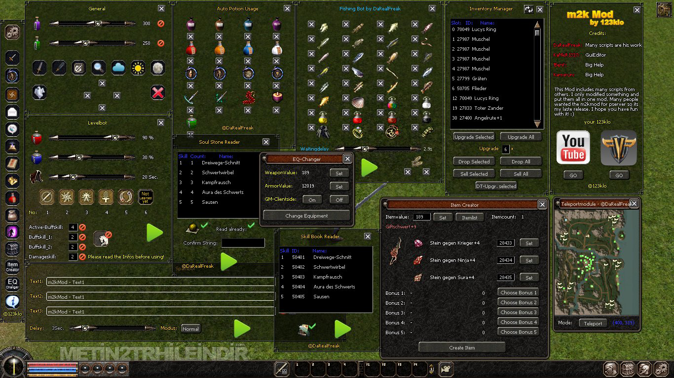 Metin2 m2k-Mod v1.3 EXP Bot (PvP) - HackBankası - En Güncel Metin2 Hileleri