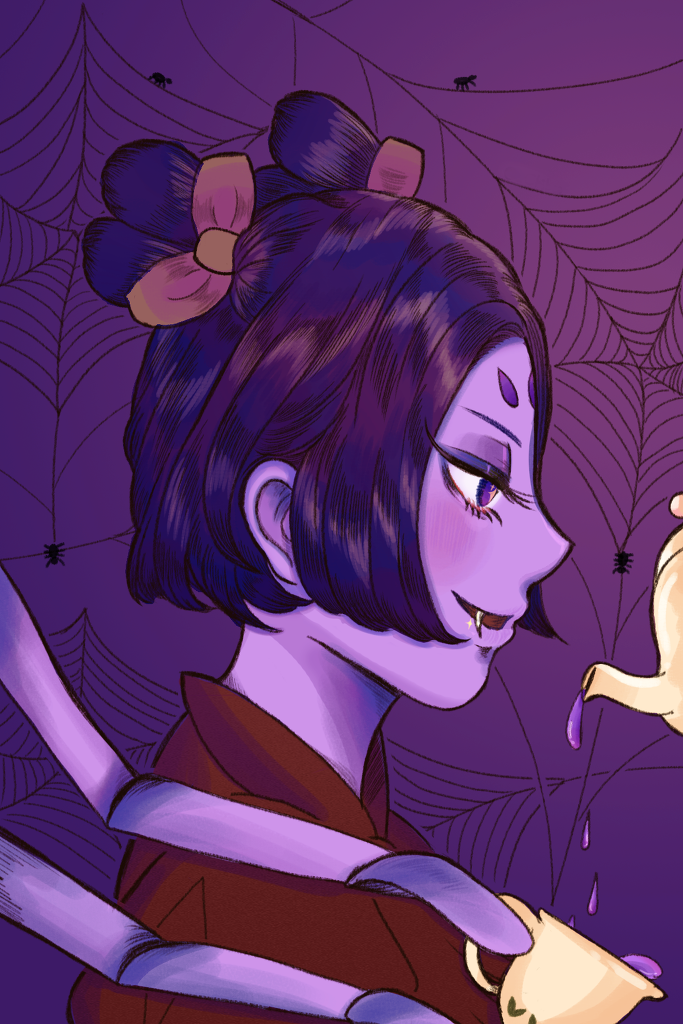 Undertale Desenho, Admirador De Arte, muffet fan art