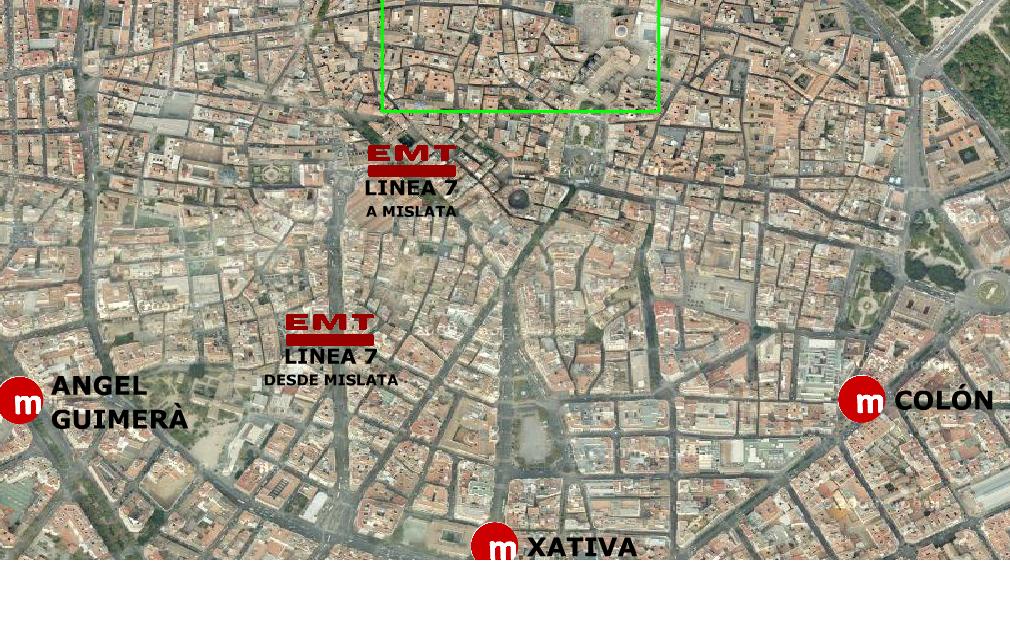 Hospital Militar Valencia: TRANSPORTE PUBLICO PARA LLEGAR DESDE MISLATA ...