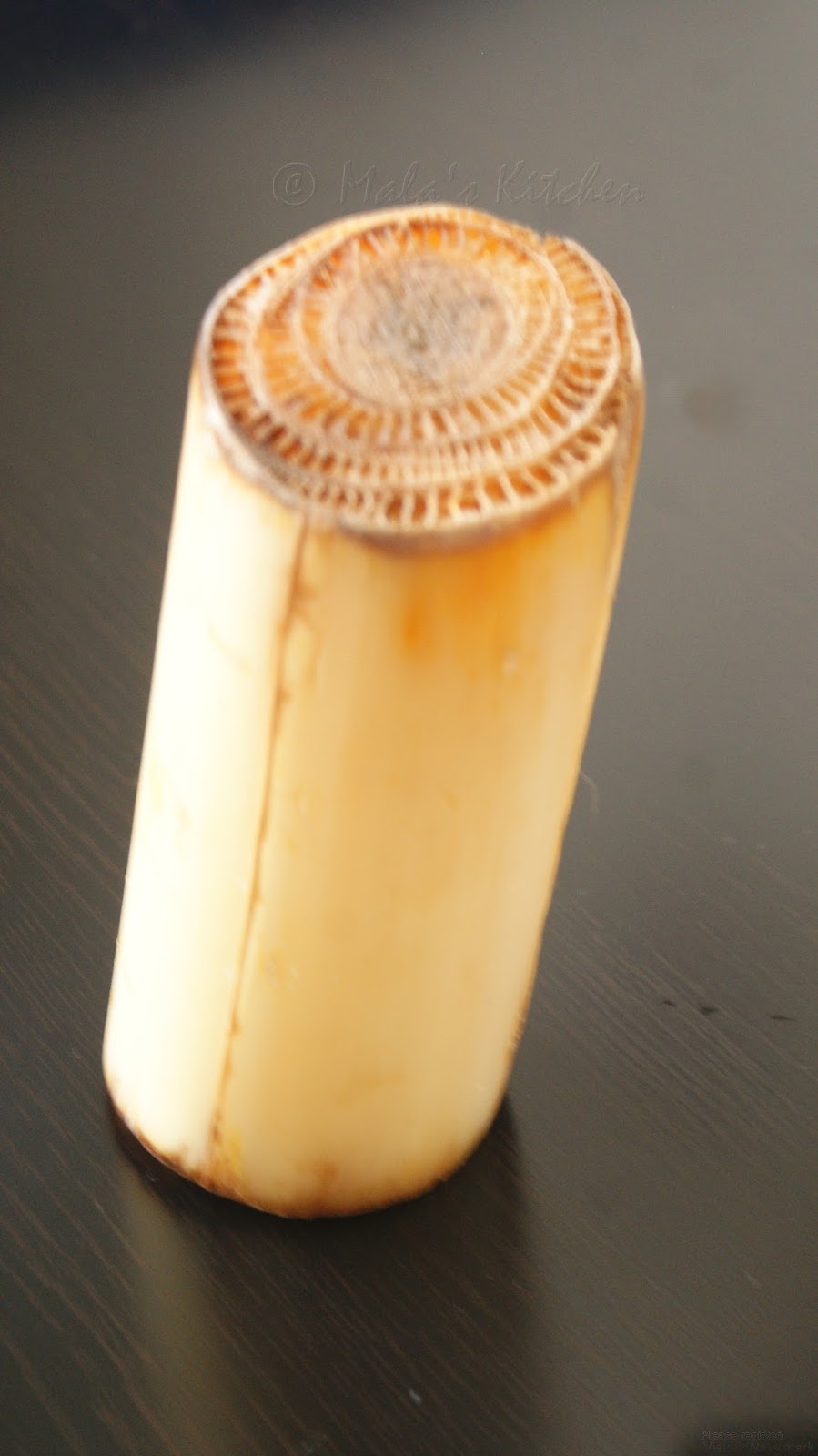 Valethind Karimbdh | Baledindu Palya | Banana Stem Curry - Malas-Kitchen