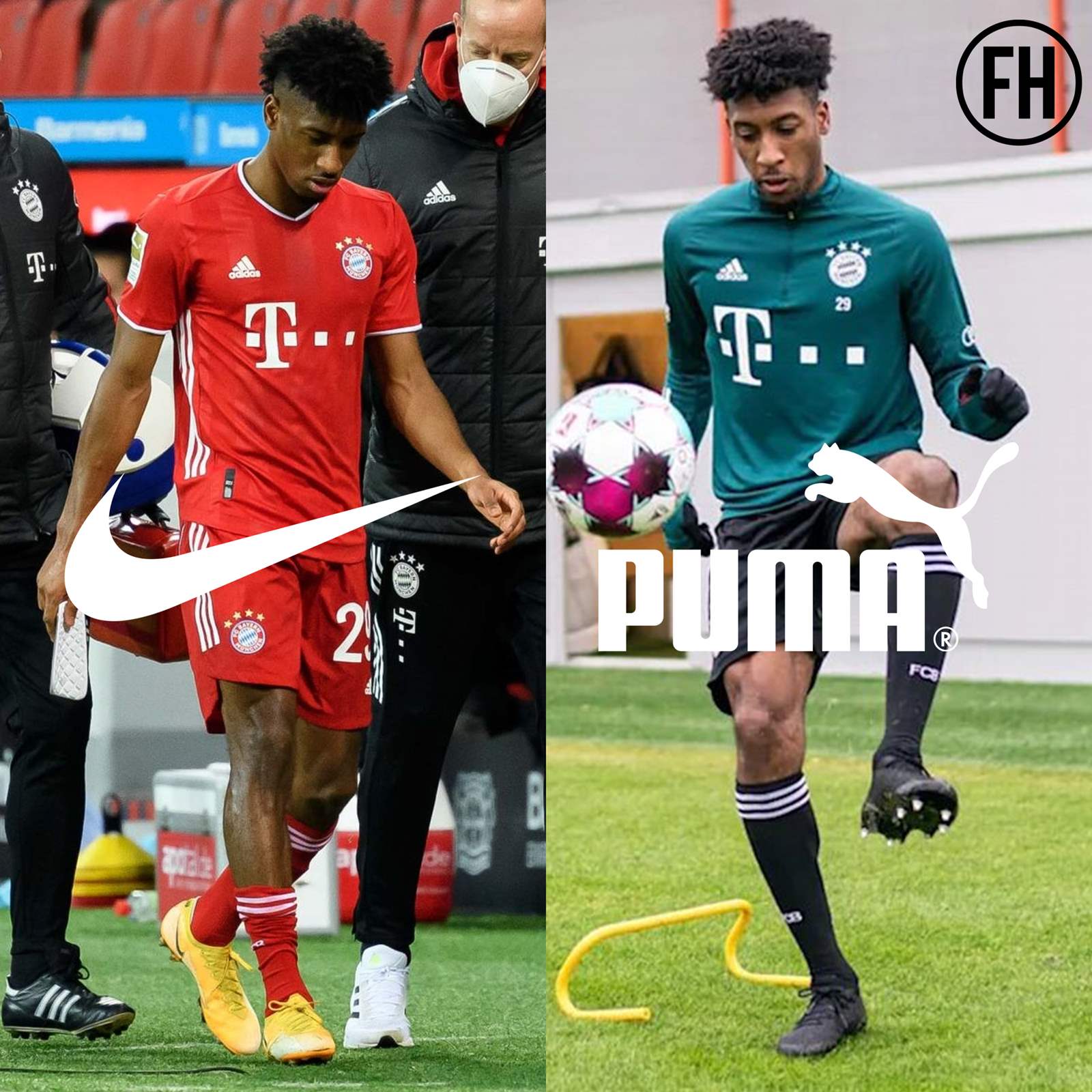 Kingsley Coman Joins Puma - No More Masked Mercurial Boots - Footy ...