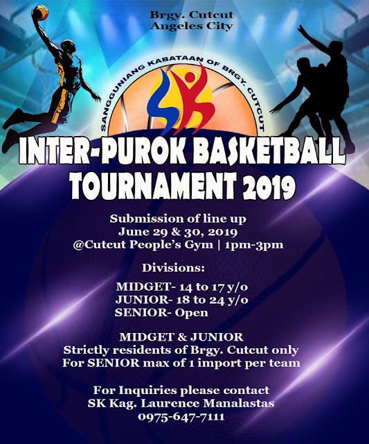 BARANGAY CUTCUT - ANGELES CITY: INTER-PUROK BASKETBALL TOURNAMENT 2019