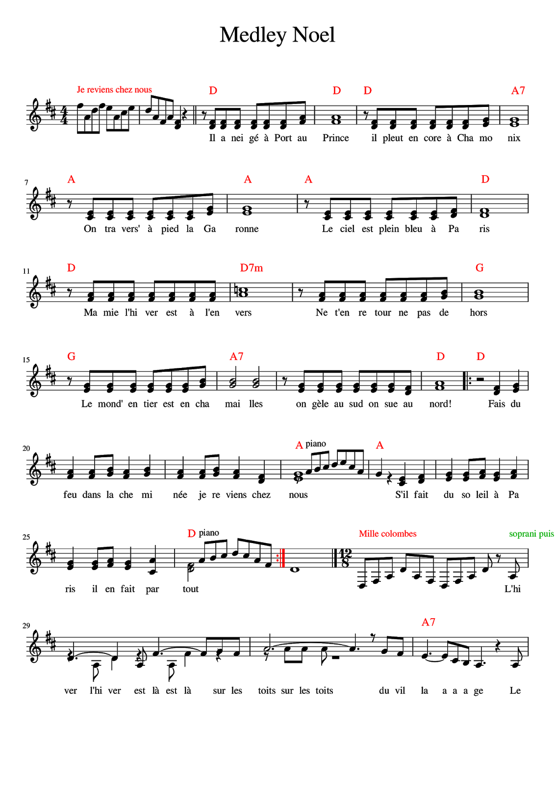 Chorale Rayon de Soleil: 2017