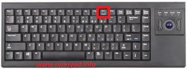 Using the keyboard key from F1 to F12.