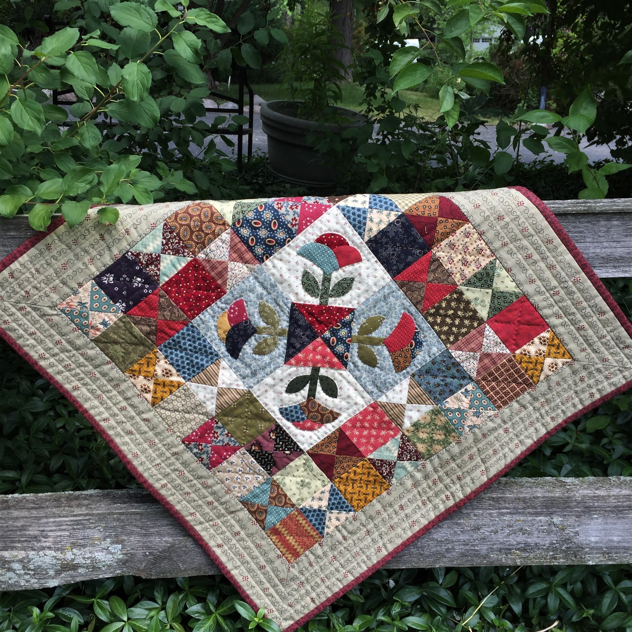 A Sentimental Quilter: Doll Quilts in the Spring Garden