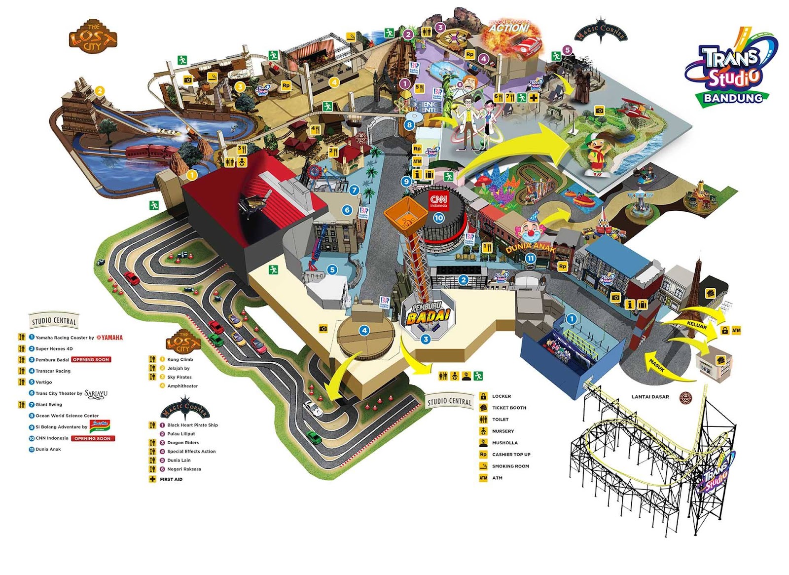 Sudah Tahu Apa saja diTrans Studio Bandung Bersama Keluarga - Flonova ...