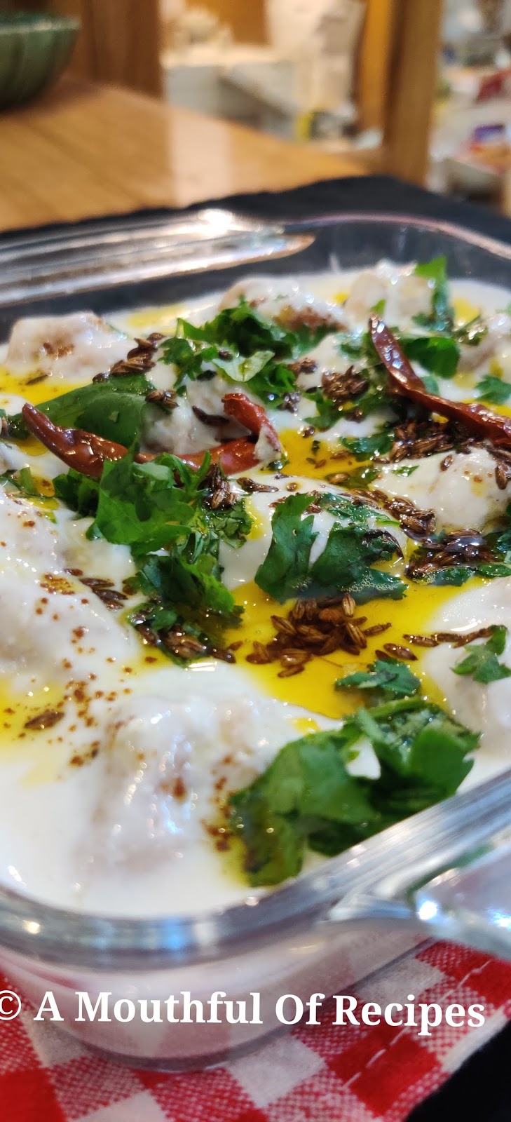 A Mouthful Of Recipes: Dahi Fulki: