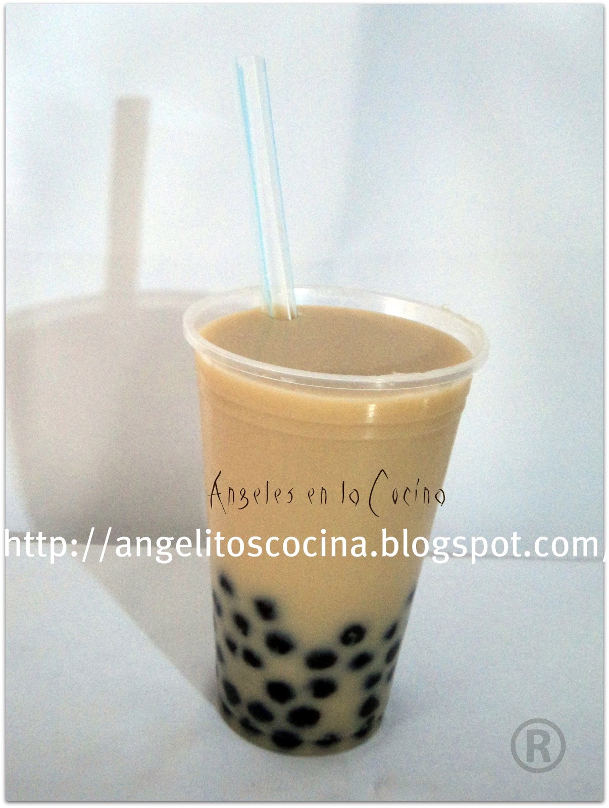 Angeles en la cocina: Bubble tea