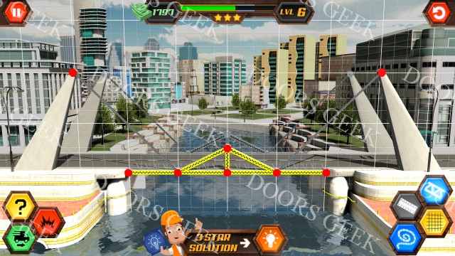 Bridge Construction Simulator [Hard] Level 6 ~ Doors Geek