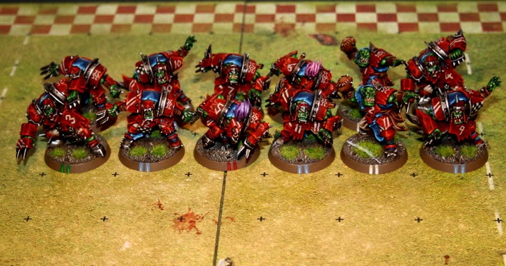 The Art of War: Blood Bowl: New Orcs in Gouged Eye Colors