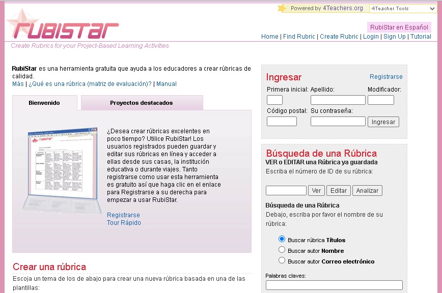 USO PEDAGÓGICO DE RUBISTAR